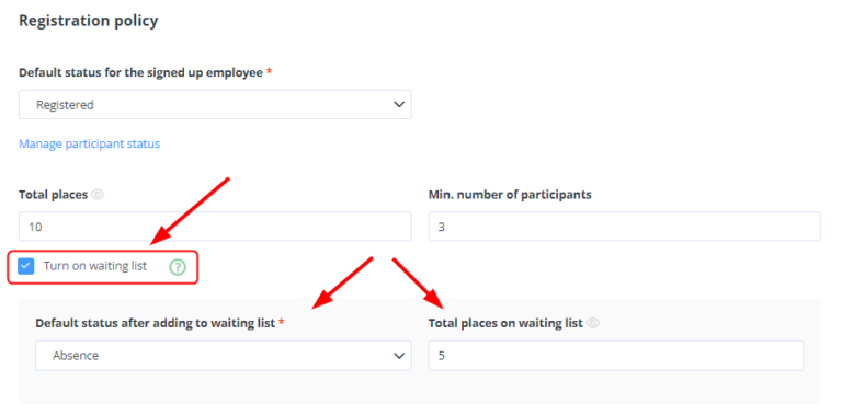 How to Start a Waiting List – Help Center tomHRM